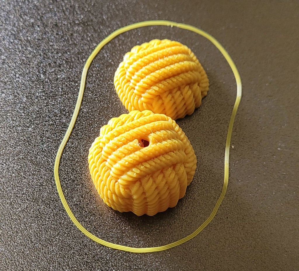 Paracord ball keychain by Dreamtime24 | Download free STL model ...