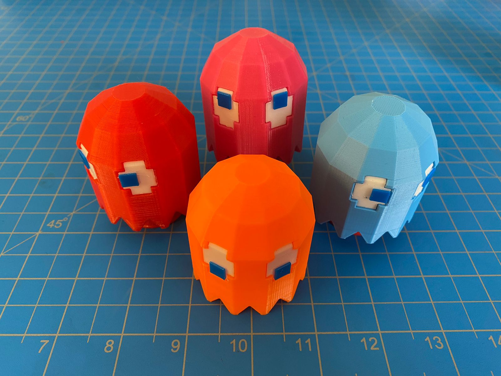 Pac-Man Ghost (Low poly style) by Horacio | Download free STL model ...