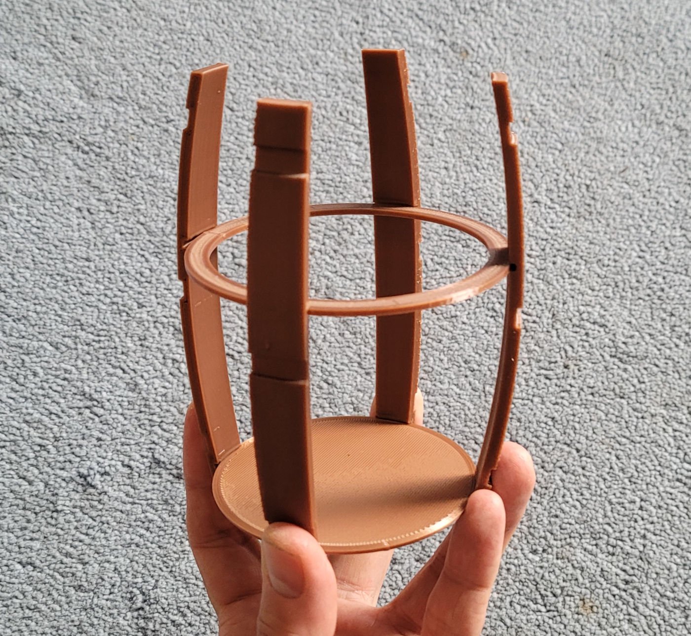 The wine barrel flower pot by Dreamtime24 | Download free STL model | Printables.com
