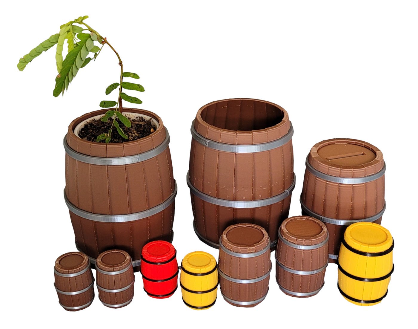 The wine barrel flower pot by Dreamtime24 | Download free STL model | Printables.com