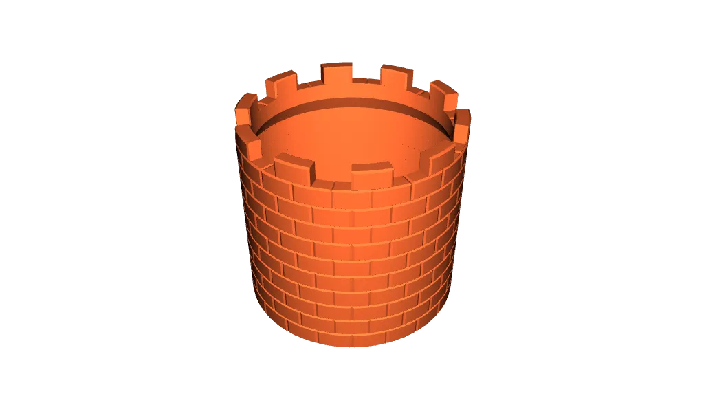Flower pot "castle" by Dreamtime24 | Download free STL model ...