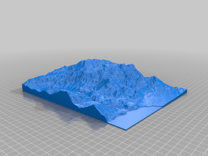 Mount Psiloritis (Crete, GR) Topology by Maeshmaker | Download free STL ...