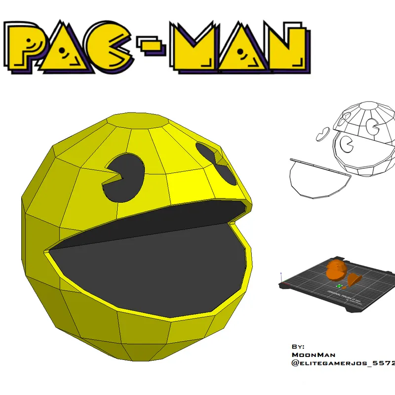 PAC-MAN-3D 3D Model