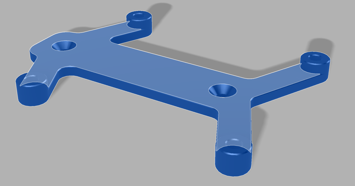 Raspberry Pi Mount for DIN Rail Bracket M3 modification by Kenneth ...