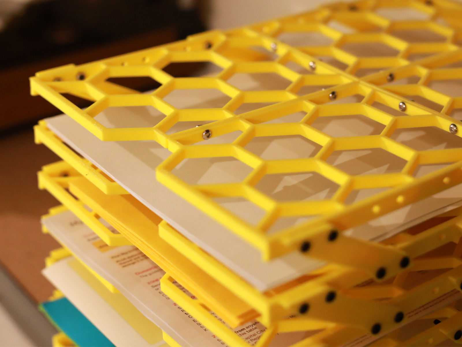 Hexagon A4 Paper Tray - Modular Design by MadebyA2 | Download free STL ...