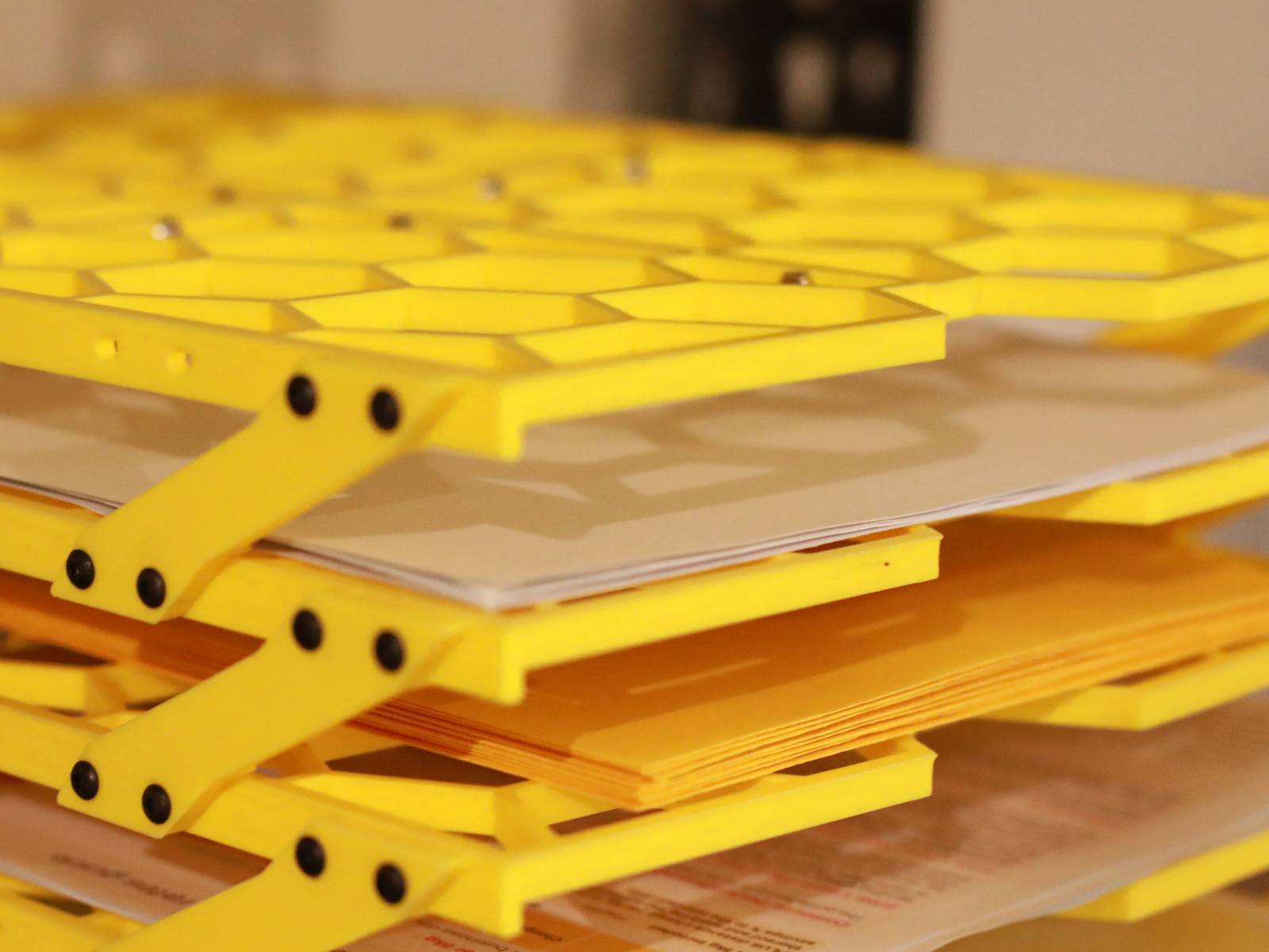 Hexagon A4 Paper Tray - Modular Design by MadebyA2 | Download free STL ...