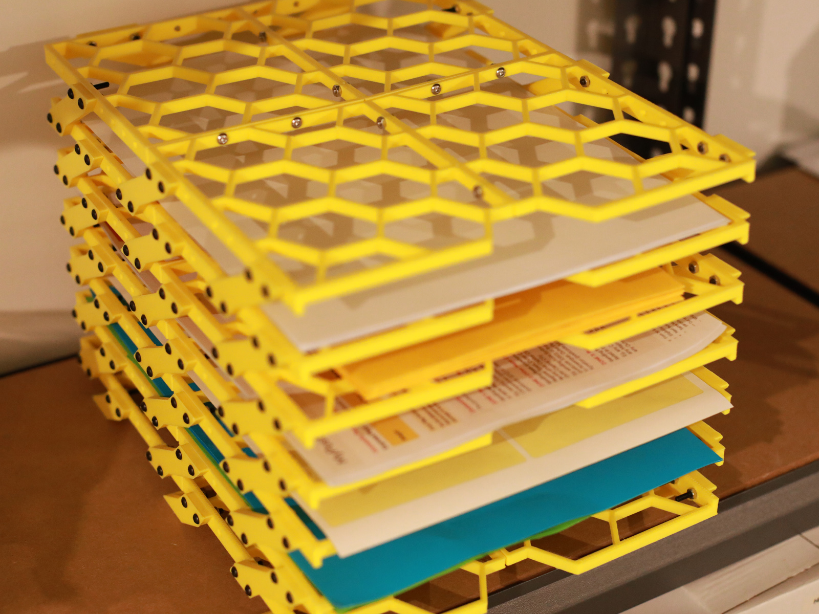 Hexagon A4 Paper Tray - Modular Design by MadebyA2 | Download free STL ...