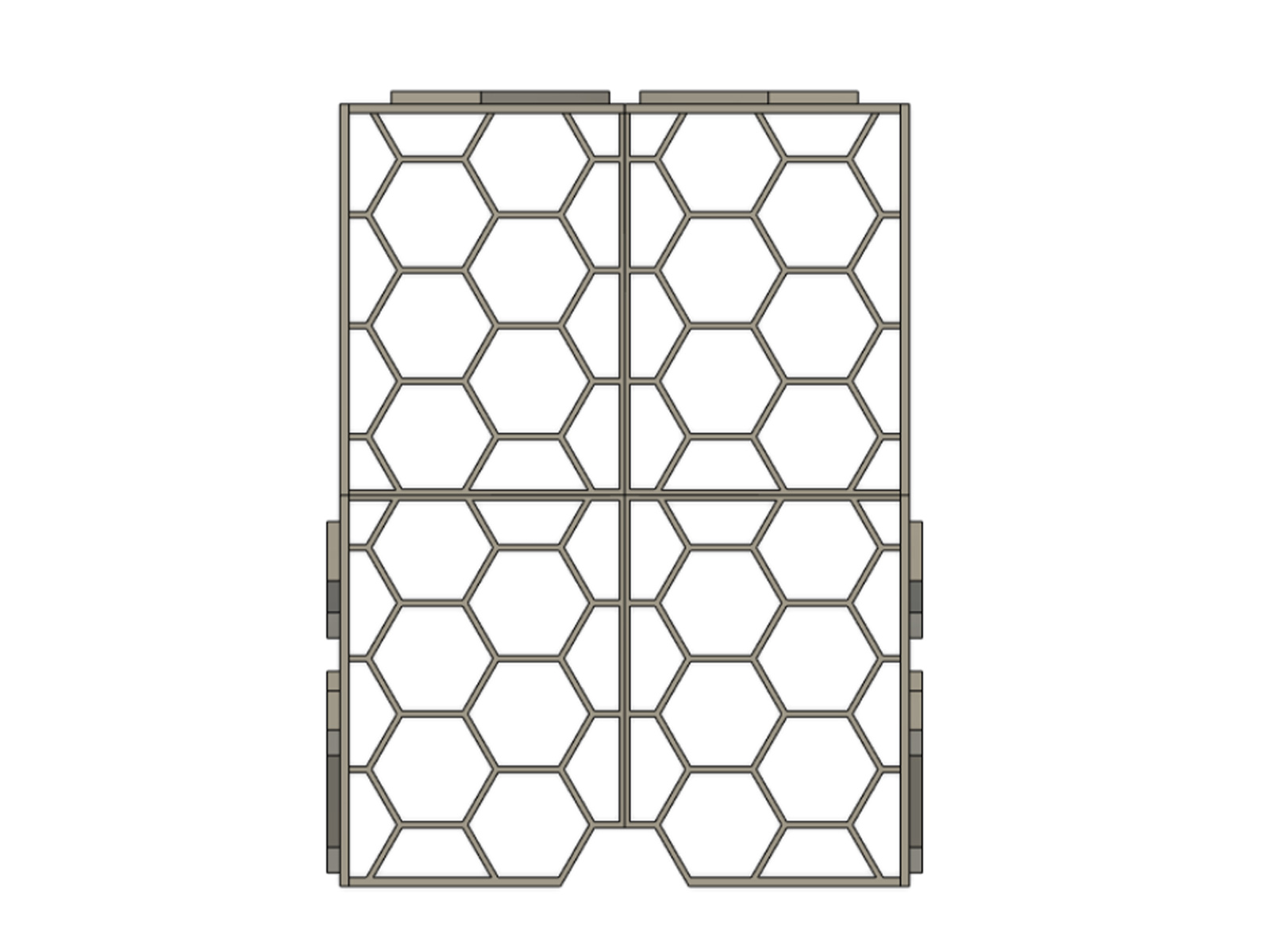 Hexagon A4 Paper Tray - Modular Design by MadebyA2 | Download free STL ...