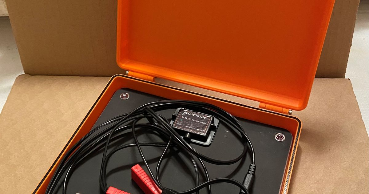 Eco-Worthy 5 watt solar charger rugged box by jmaxey | Download free ...