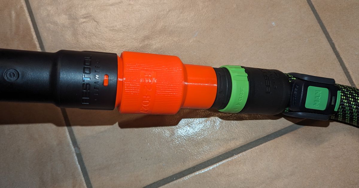Osvac Festool D 27 DM-AS/CT hose adapter by Oaradla | Download free STL ...