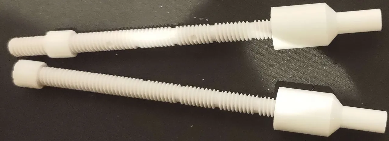 M8 w/1.25 thread push rod extension for toilet flushing buttons by ...