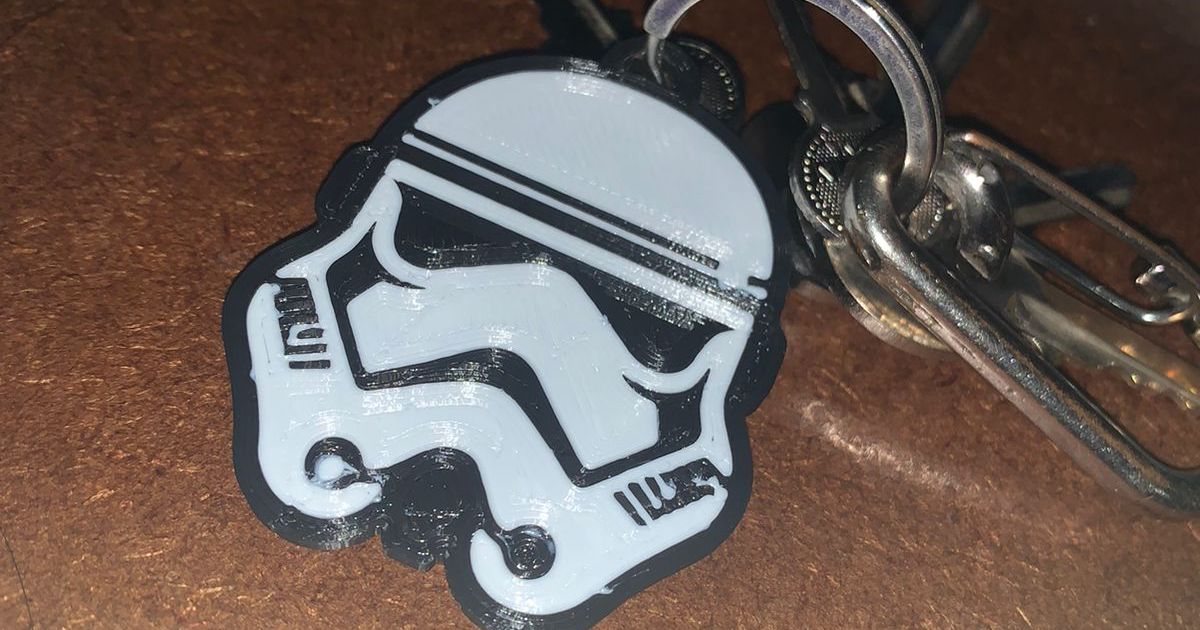 stormtrooper keychain by Mts 3D prints | Download free STL model ...