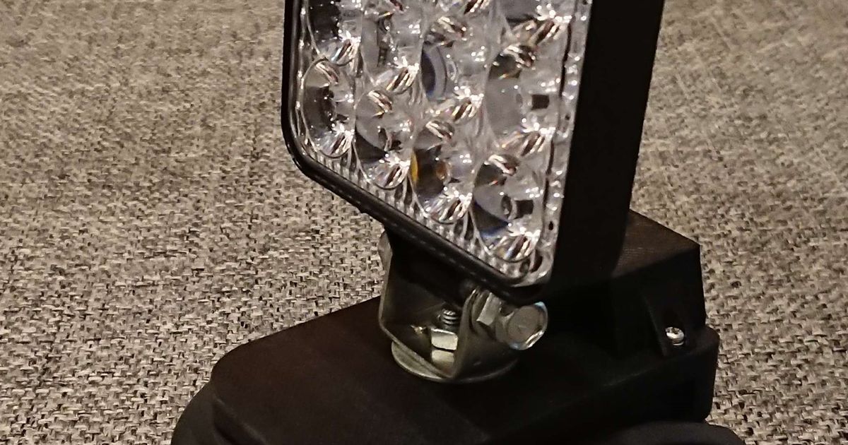 WorxLight LED Work Light by Spectura | Download free STL model ...