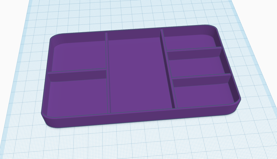 Simple tray by Abel Argueta | Download free STL model | Printables.com