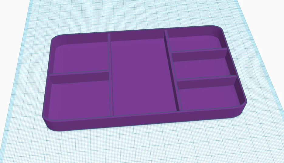 Simple tray by Abel Argueta | Download free STL model | Printables.com