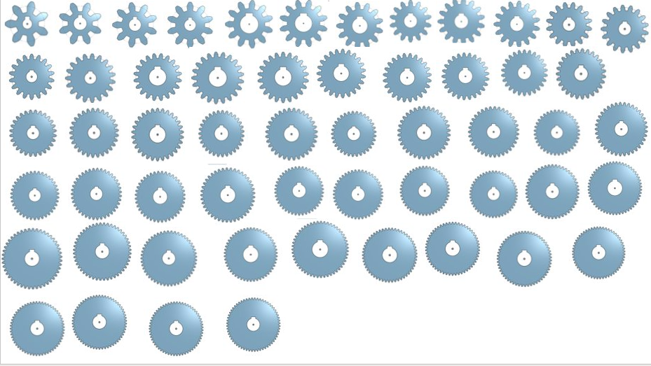 Spur Gear Set by 3D Kits | Download free STL model | Printables.com