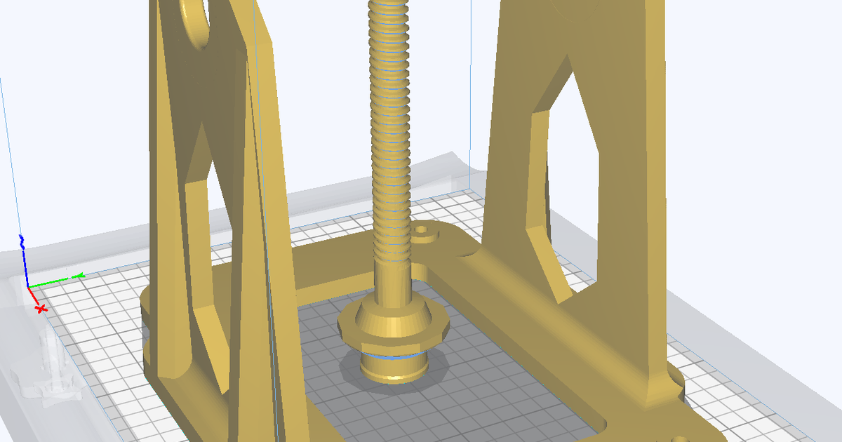 Donor Spool Holder Frame for 2kg+ Spools by James Bufkin | Download ...