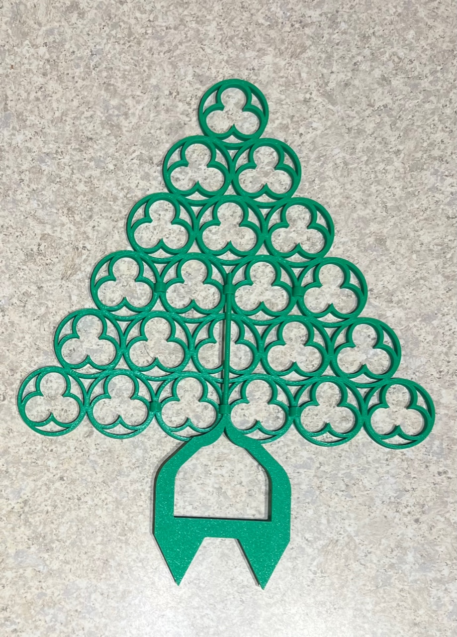 Trefoil Tree Trellis by WilsonIdaho | Download free STL model ...