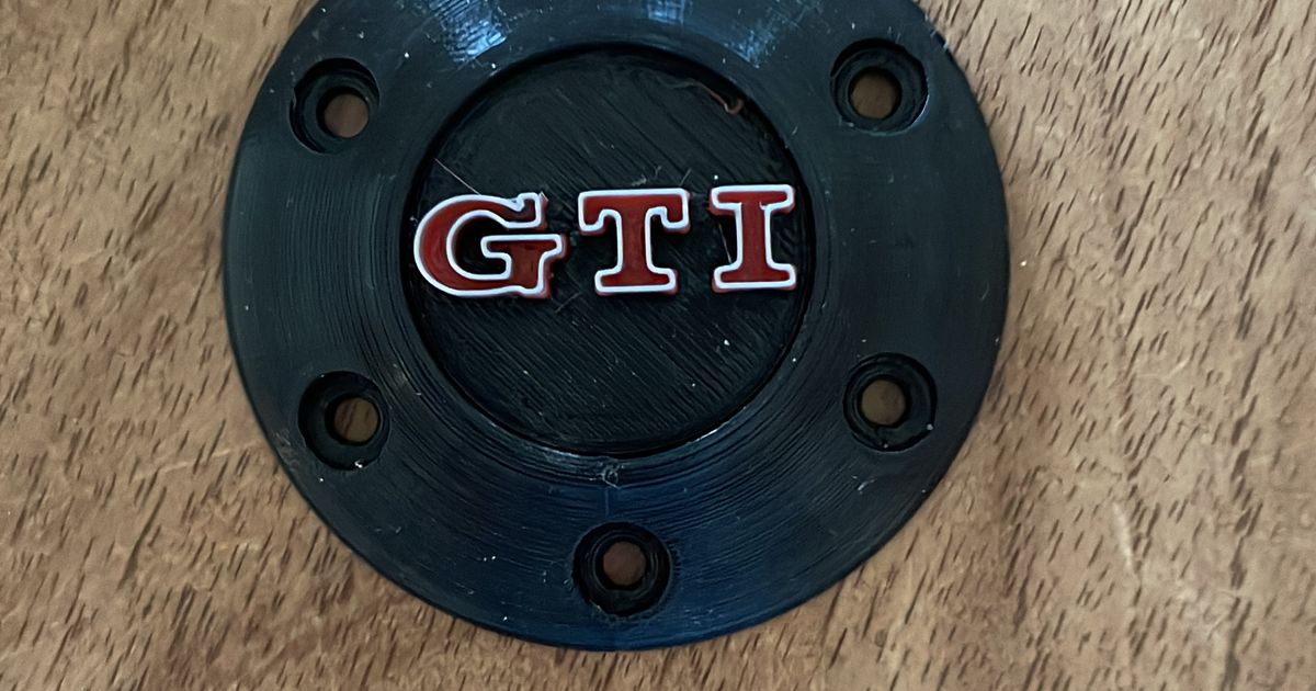 GTI Center hub for g29/g923/g920 by Burnsipoo | Download free STL model ...