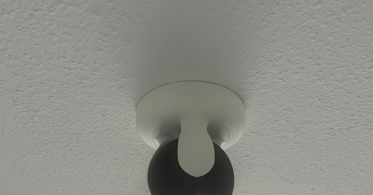 Homepod mini wall / ceiling mount von Marcuzzi420 | Kostenloses STL ...
