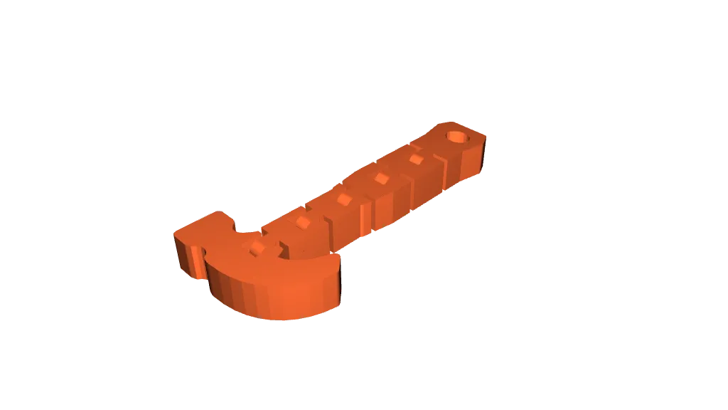 Flexi Hammer keychain by Anasto147 | Download free STL model ...