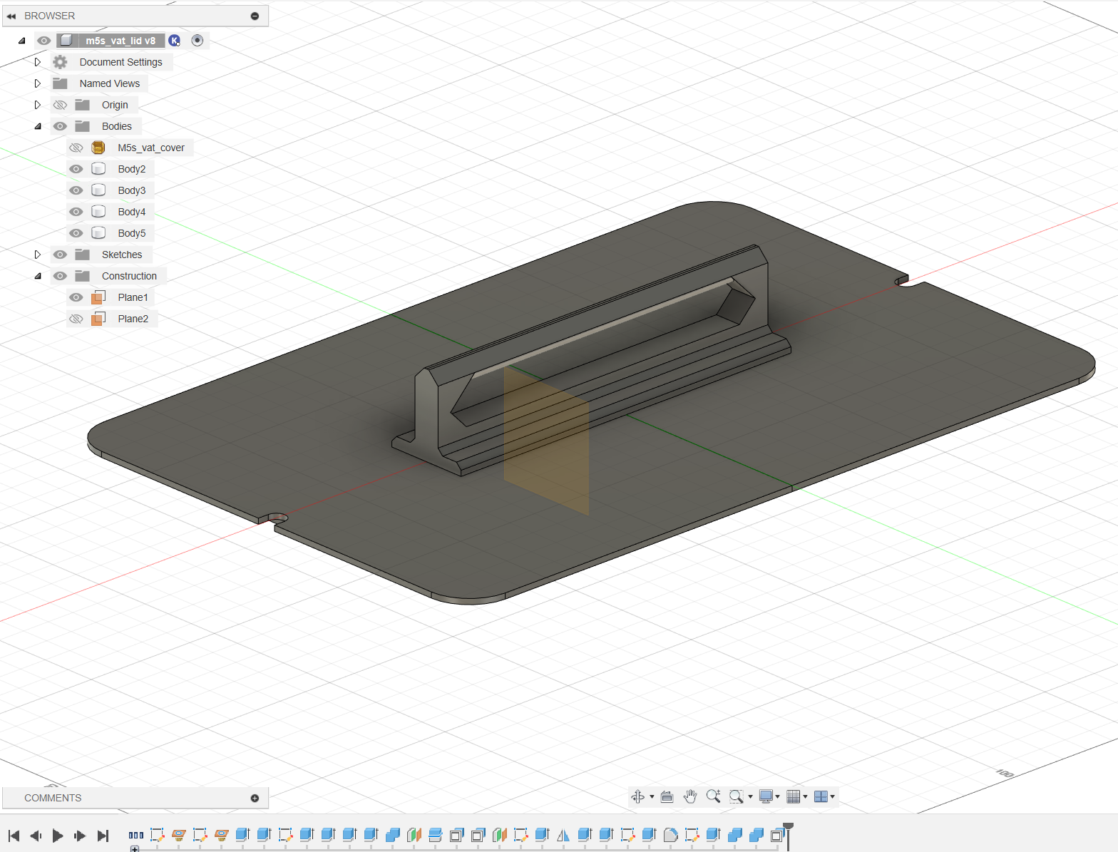 Anycubic Photon Mono M5 / M5s vat lid by Kiril Krastev | Download free ...