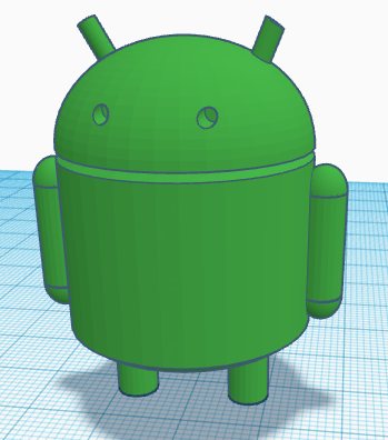Android keychain by Perfekt | Download free STL model | Printables.com