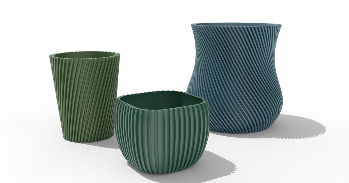 Parametric flower pots por Jáchym Müller | Descargar modelo STL ...