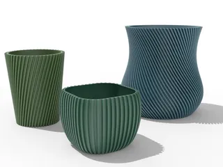 Parametric flower pots by Jáchym Müller | Download free STL model ...
