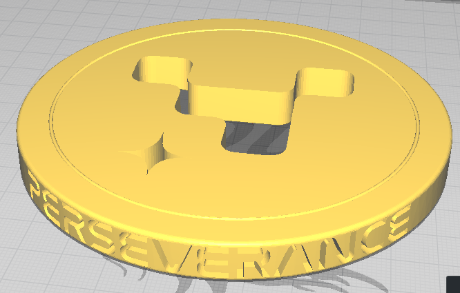 Perseverance Coin by chris | Download free STL model | Printables.com