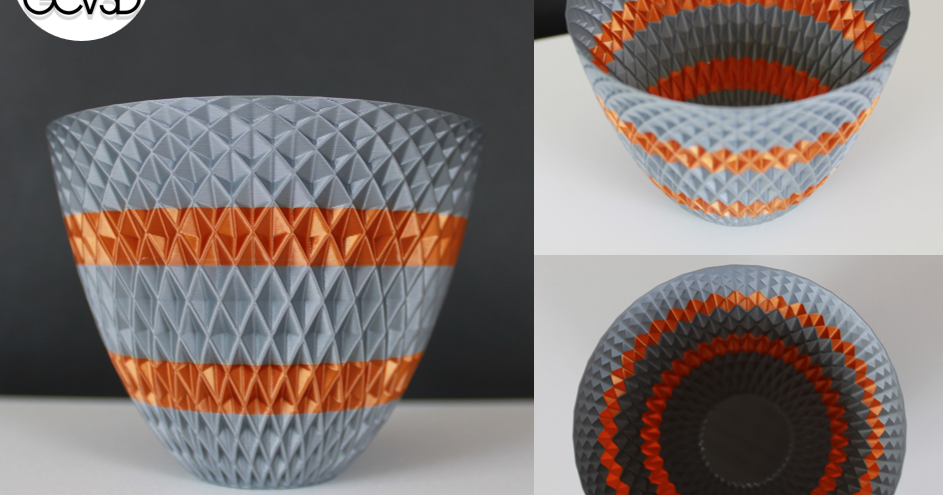 Stylish Tetrahedron Vase V1 By Gcv3d Download Free Stl Model