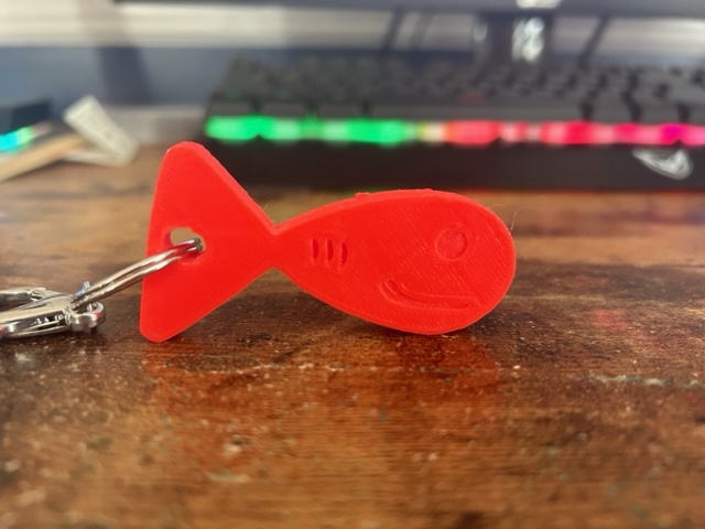 Fish Keychain by 3d kids | Download free STL model | Printables.com