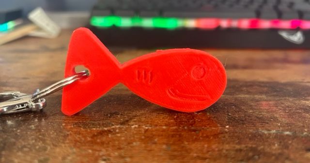 Fish Keychain by 3d kids | Download free STL model | Printables.com