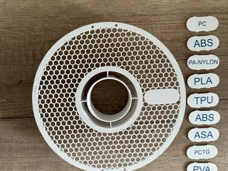 Filament Label for Bambu Lab Reusable Spool Holder Hex Remix by knusie ...
