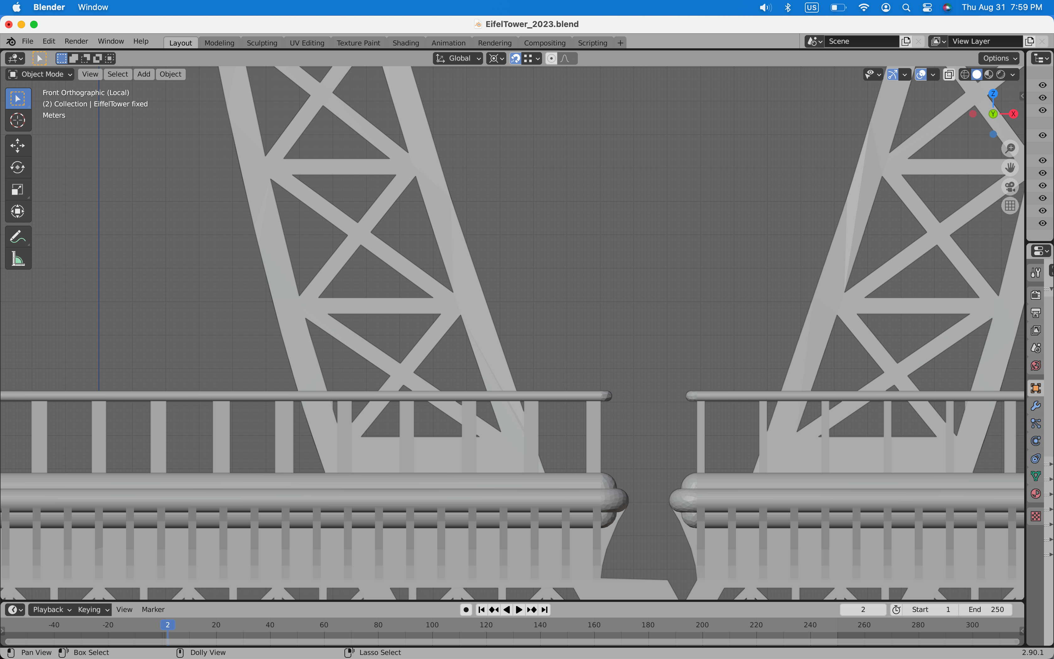 UFS-138 Eiffel Tower - More Realistic Improved for Printing by ...