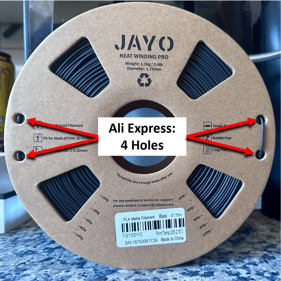 JAYO Cardboard Spool Adapter for AMS by Kubicats | Download free STL ...