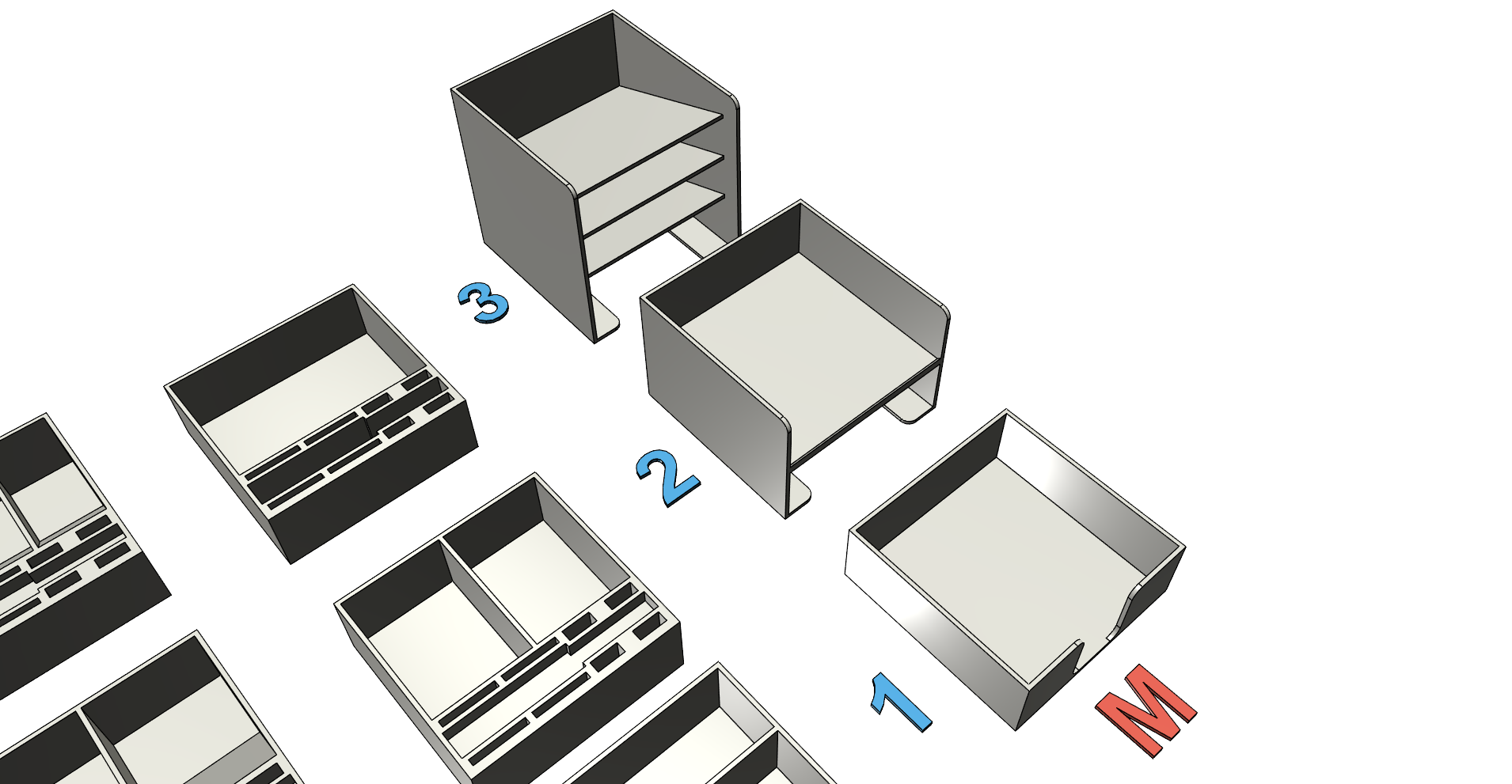 Organizer Office by REDZC | Download free STL model | Printables.com