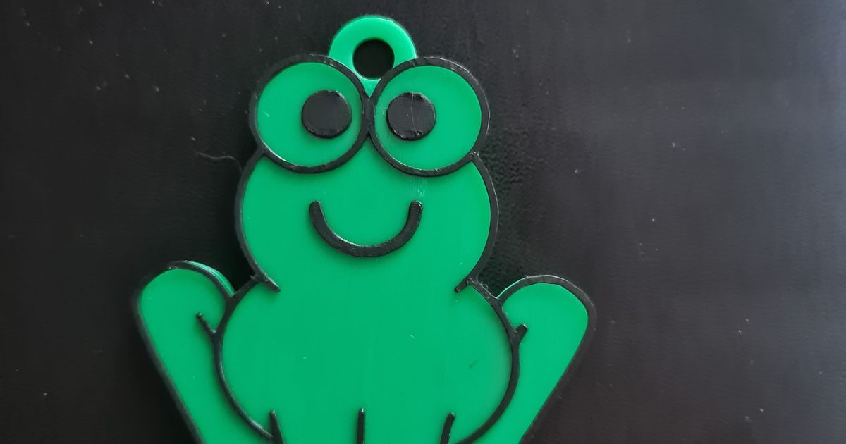 Frog with ring by 3D-Druckkunst | Download free STL model | Printables.com