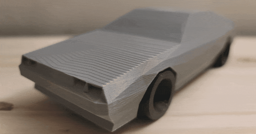 Low Poly DMC DeLorean by Turtleman | Printables Store