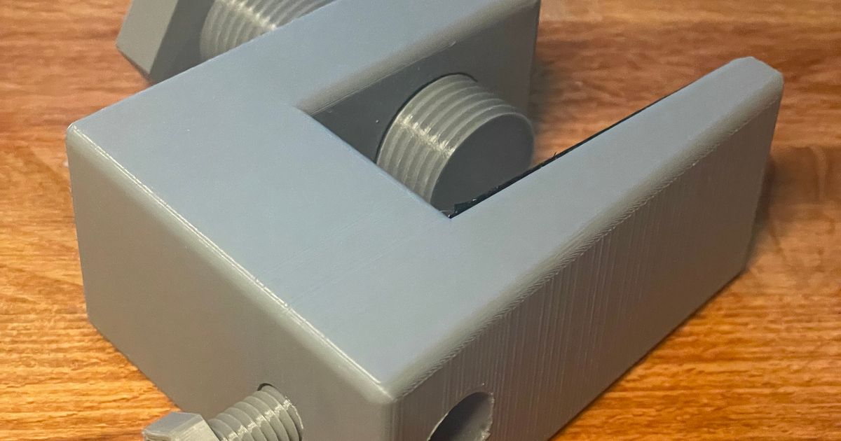 Lamp Desk Clamp by Anders Mikkelsen | Download free STL model ...