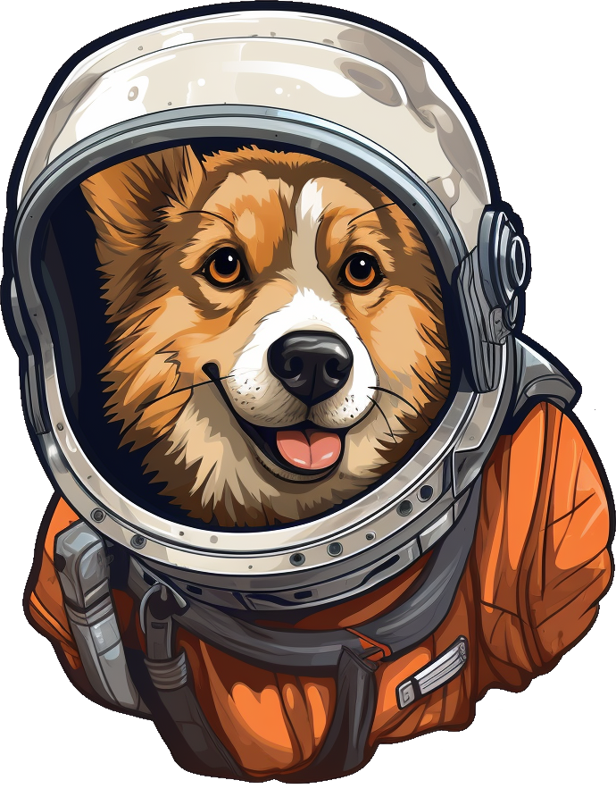 Space Doggo - Hueforge Art by LJ Prints | Download free STL model ...