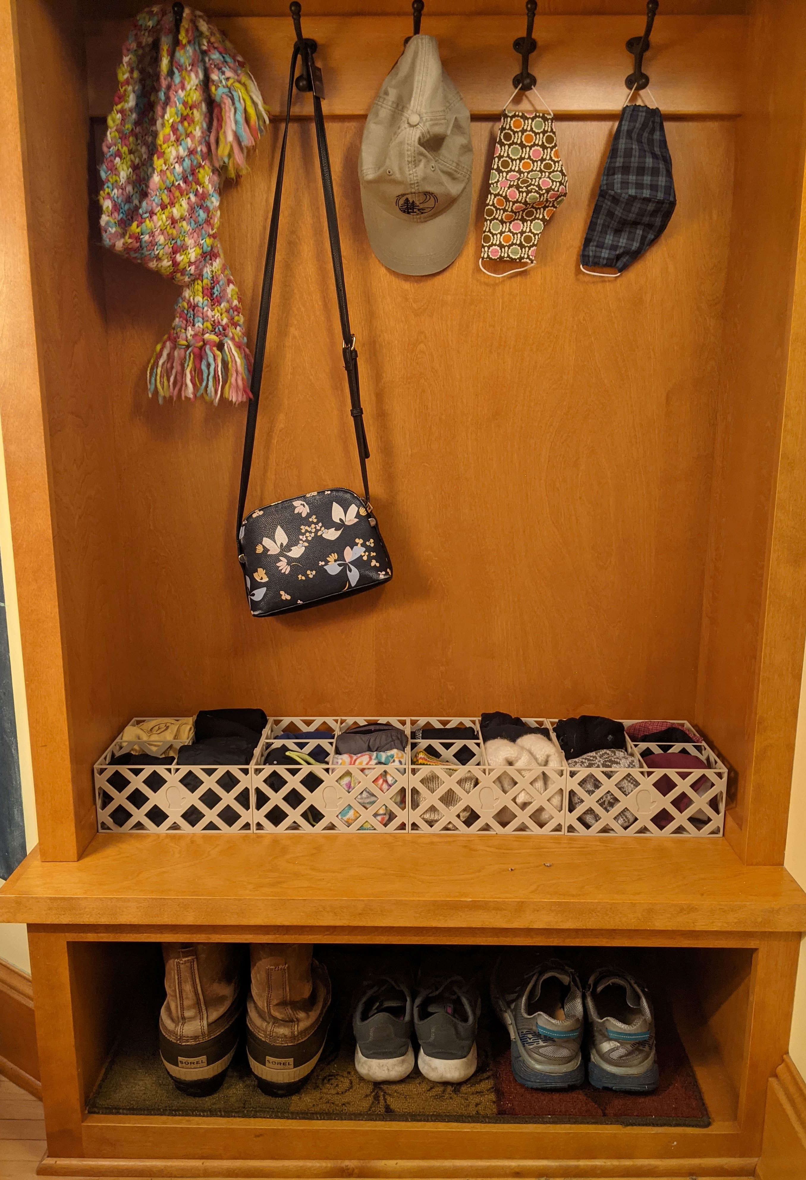 Connectable Mitten Organizer by BlueDragonfly | Download free STL model ...