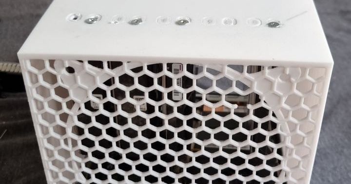 3D printed NAS case for tiny M710Q / M910Q / M720Q / M920Q For 3.5 ...