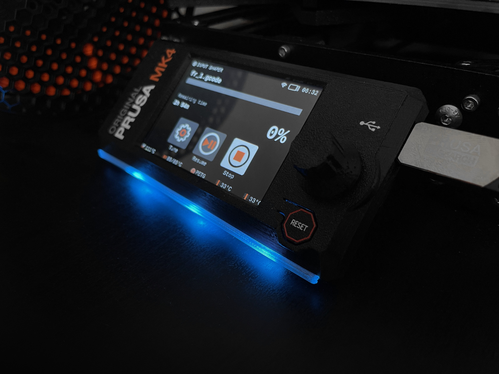 RGB status bar diffuser for MK4/S, MK3.9/S, mk3.5/S & XL by vojtz ...