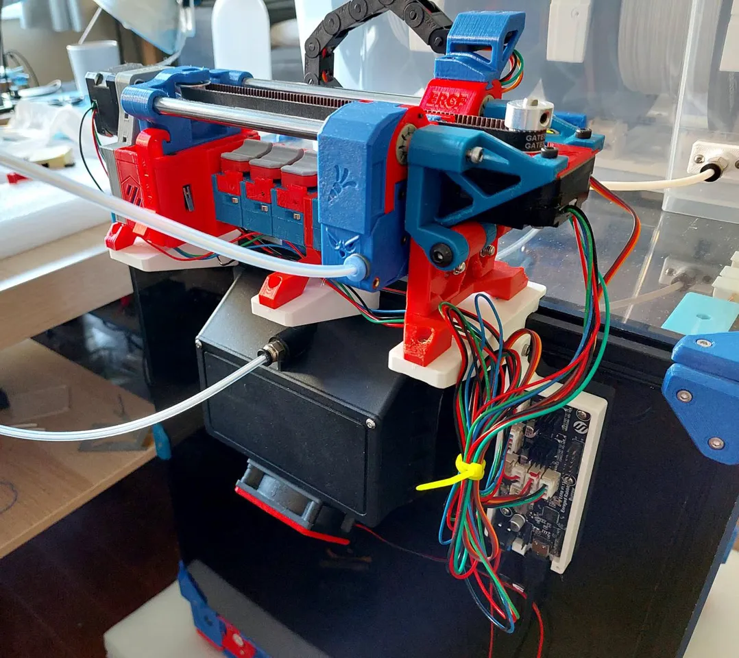 ercf enraged rabbit carrot feeder voron 2.4 mount by ntchris | Download ...