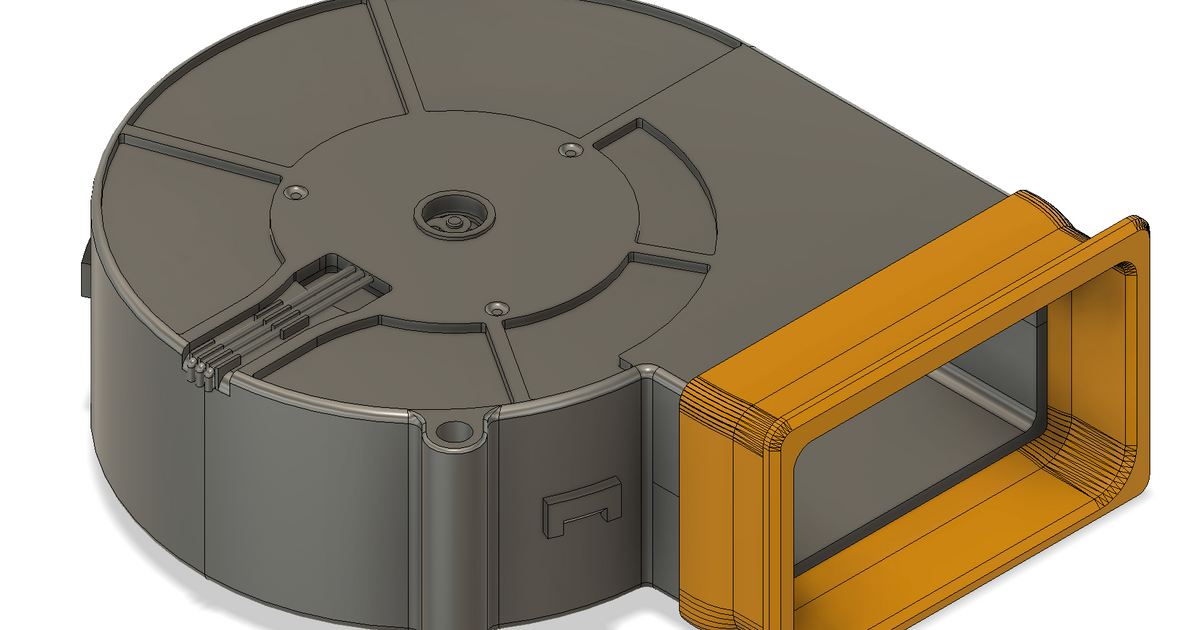 Funnel remix for AirManger v2 with BFB1012M fan by bradbee | Download ...