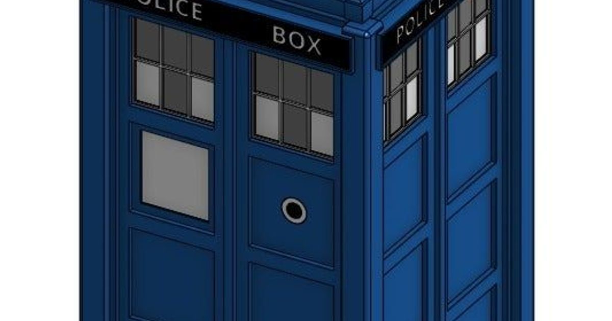 #HighFive Police-Box (1:10) - Multi-part assembly by coolcow | Download ...