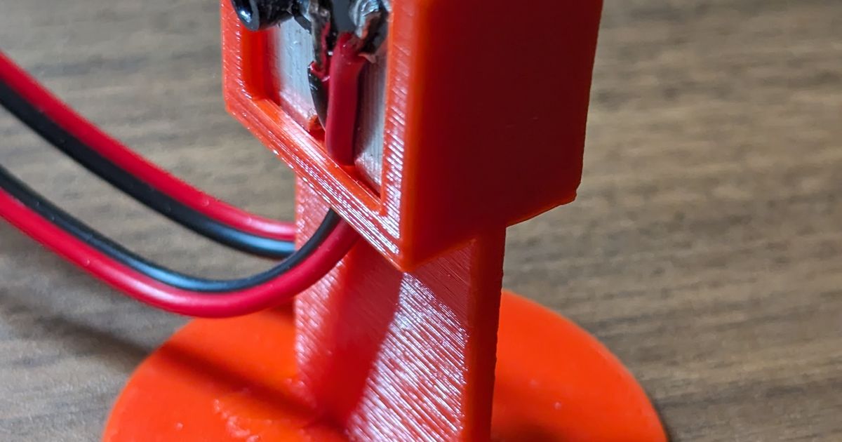 LED Light holder by P. Larsen | Download free STL model | Printables.com