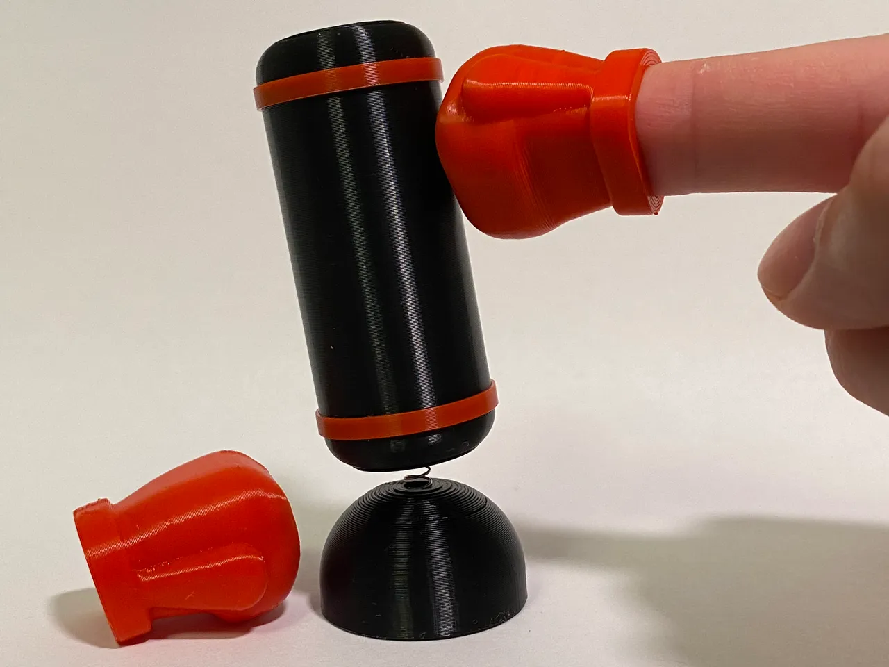 Punching Bag Desk Toy w/ Finger Gloves by Unkown | Download free STL ...