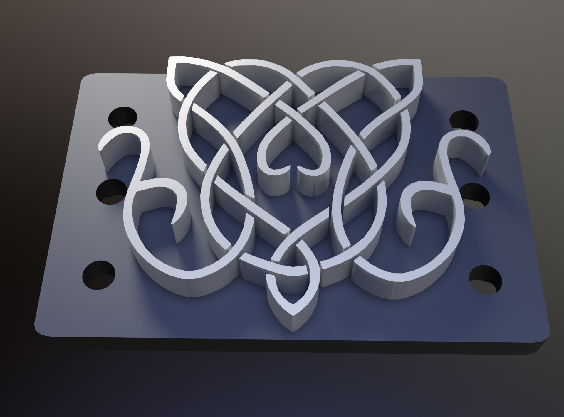 Hat Band Cell Celtic Knot 3 by CdR | Download free STL model ...